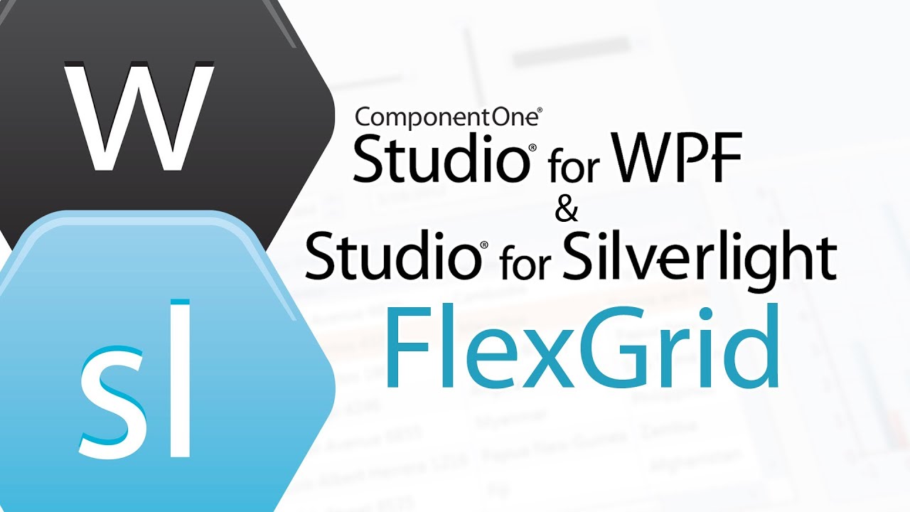 Getting Started with FlexGrid for WPF and Silverlight