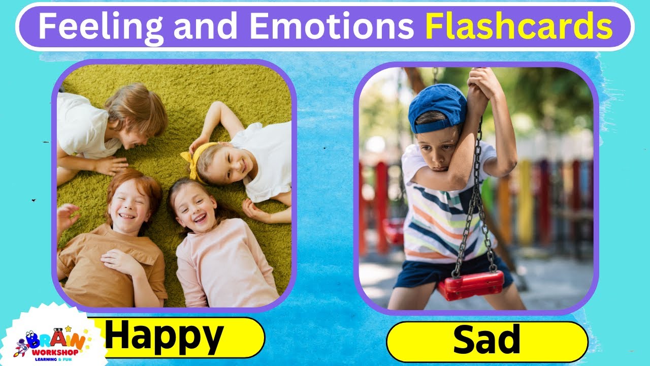 Emotion and Feeling Vocabulary | Educational Video for Kids| Brainworkshop
