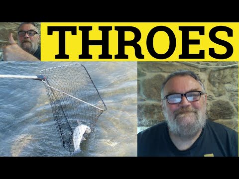 🔵 Throes Meaning - In the Throes of Examples - Death Throes Definition - C2 Vocabulary