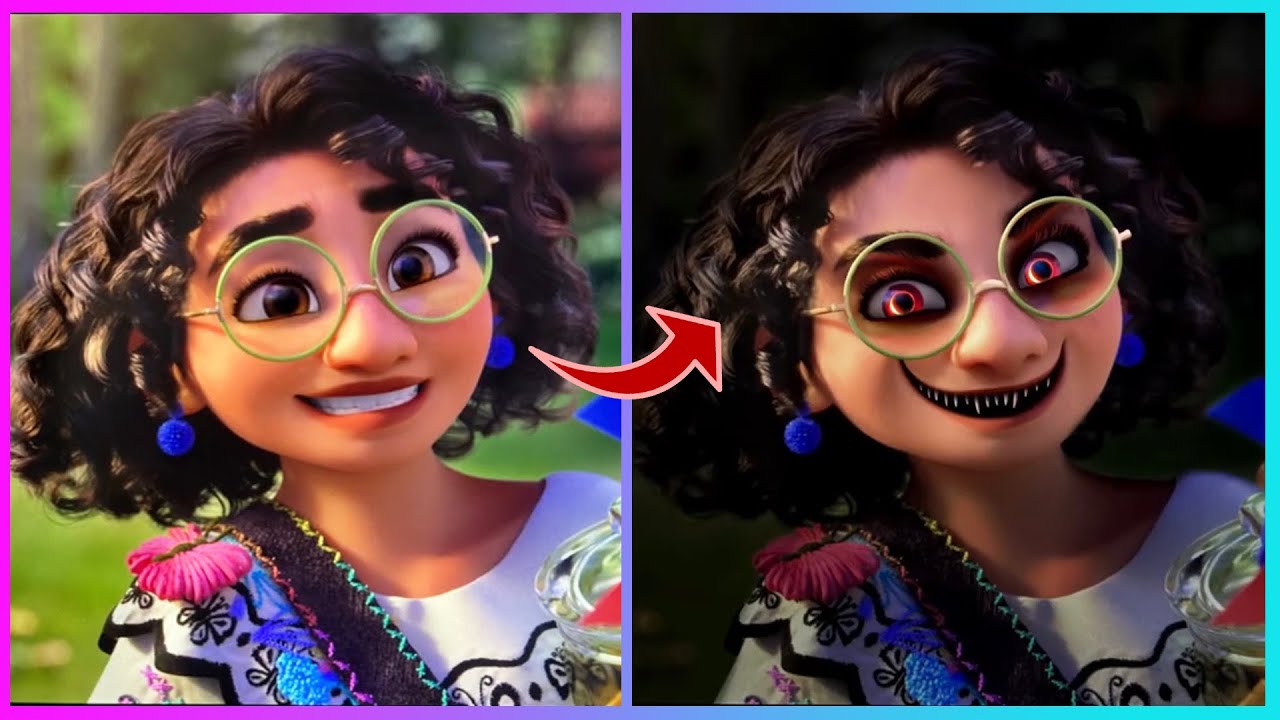 ENCANTO: Mirabel Transforms Into Horror Style - Glow Up ENCANTO