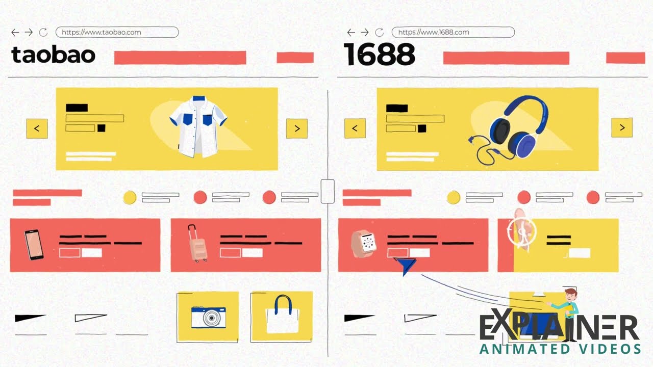 TaoBao - Screencast Explainer Animated Video
