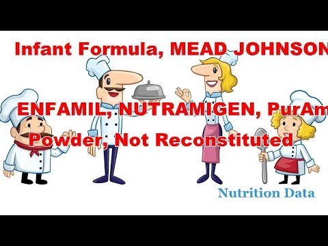 Infant formula, MEAD JOHNSON, ENFAMIL, NUTRAMIGEN, PurAmino, powder, not reconstituted - Nutrition