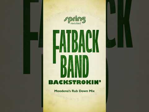 Moodena delivers a fresh remix of Fatback Band’s iconic Backstrokin’. Out now! #SpringRevisited