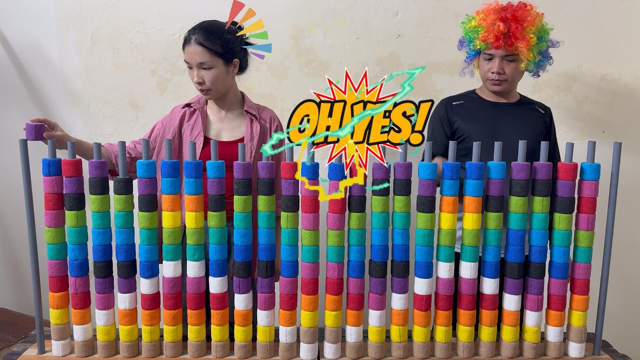 😱 Color Stack Challenge Gone WRONG !😂
