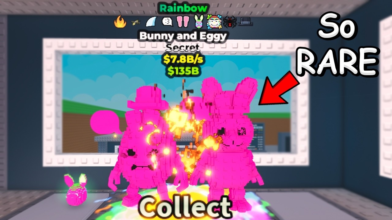 I Trait Farmed A RAINBOW Bunny And Eggy to 7 Billion + In Steal A Brainrot...