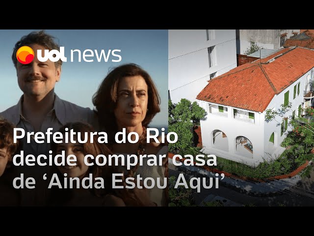 Oscar: prefeitura do Rio criará museu na casa de 'Ainda Estou Aqui'