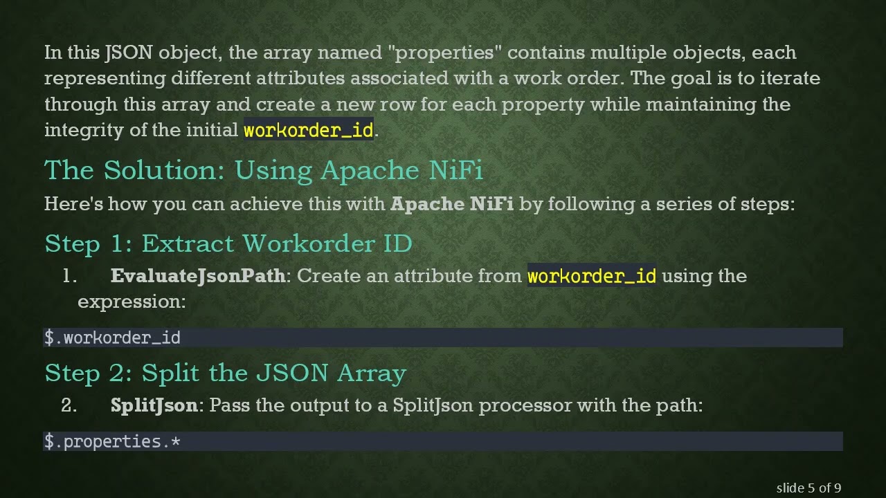 How to Iterate Through a JSON Array with Apache NiFi or Python Script