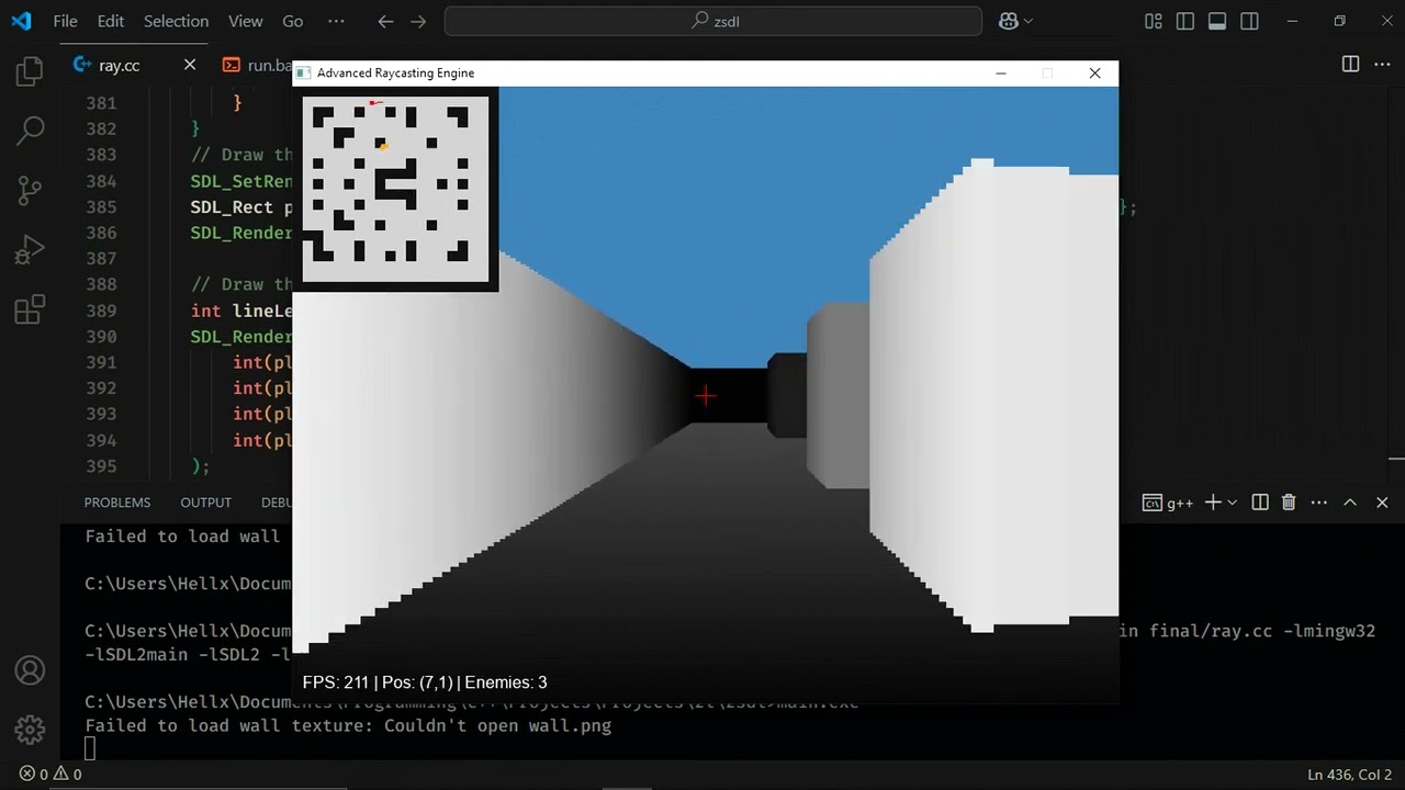 Raycasting Engine With C/C++