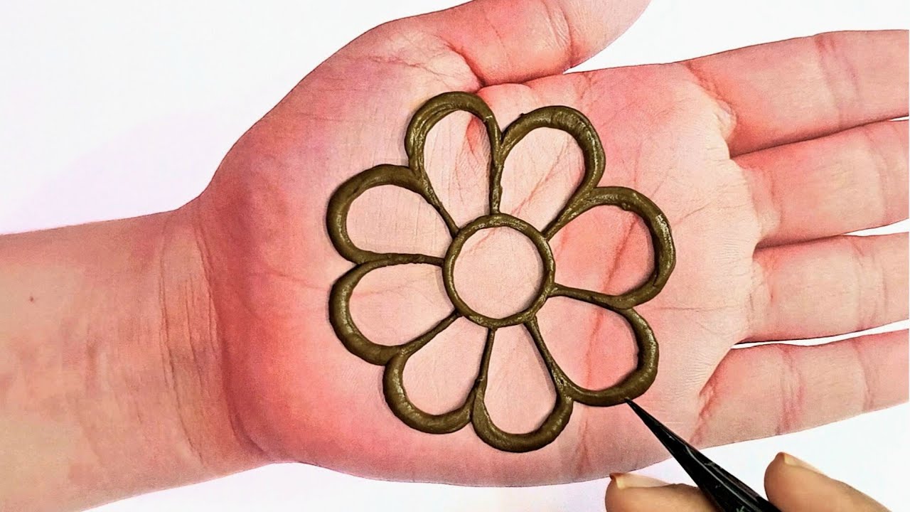 Easy Simple Ramadan Stylish Mehndi Design | Mehandi design for Front hand | आसान मेंहदी डिजाइन