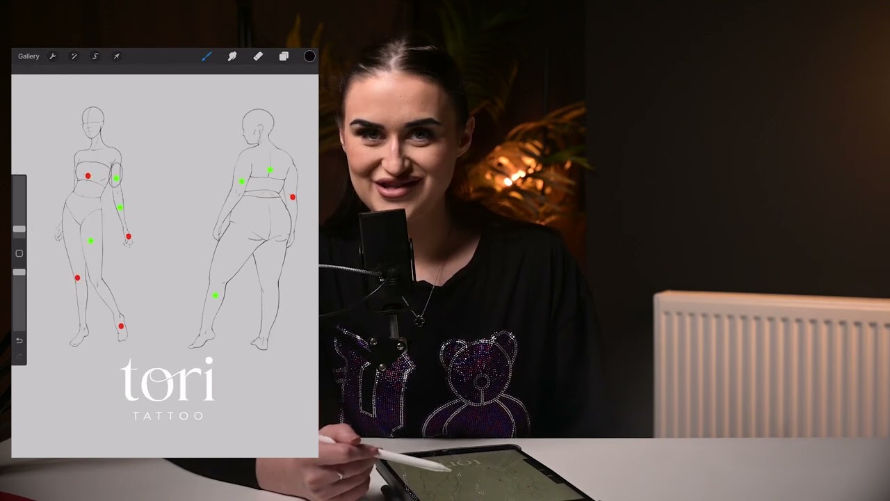 Fine Line Tattoo Placement: Green & Red Zones Explained | Improve Your Healed Results!