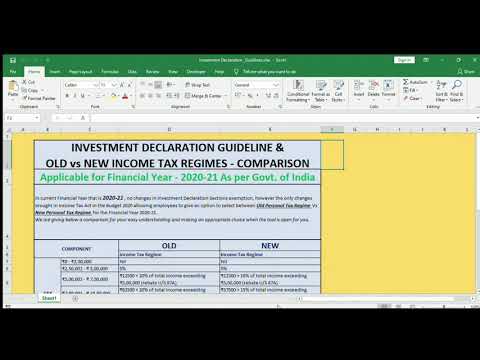 Income tax old vs new regime guidelines calculator