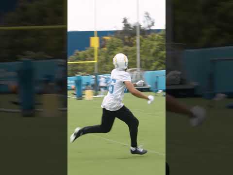 Justin Herbert Showing Off In OTAs
