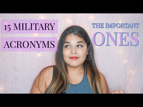 15 Military Acronyms | The IMPORTANT ONES | MILITARY ALPHABET