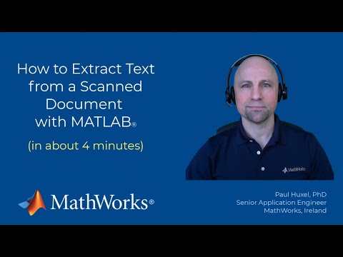 How to Extract Text from Scanned Documents with MATLAB
