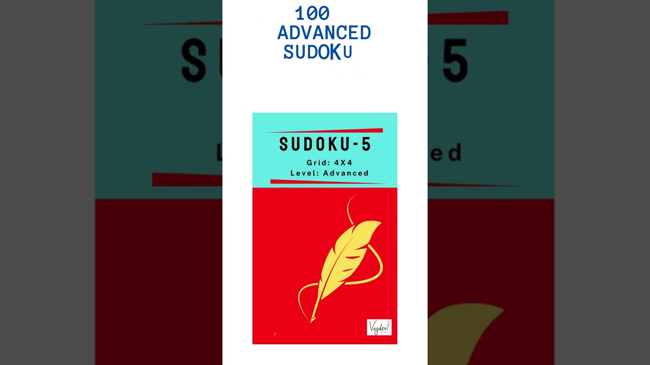 Sudoku Puzzle – 4x4 Grid || Advanced Level || #Shorts