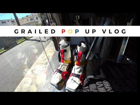 Grailed archive clothing pop-up store vlog