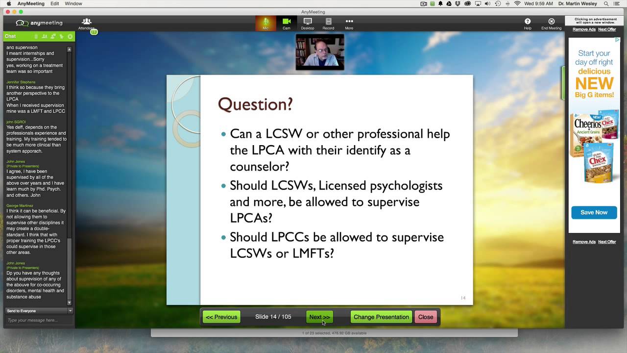 LPCA Supervision Training - Part 1