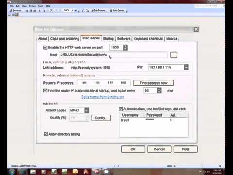 Security_ Tutorial How To Setup Blue Iris Monitoring Software To See Ip Cameras