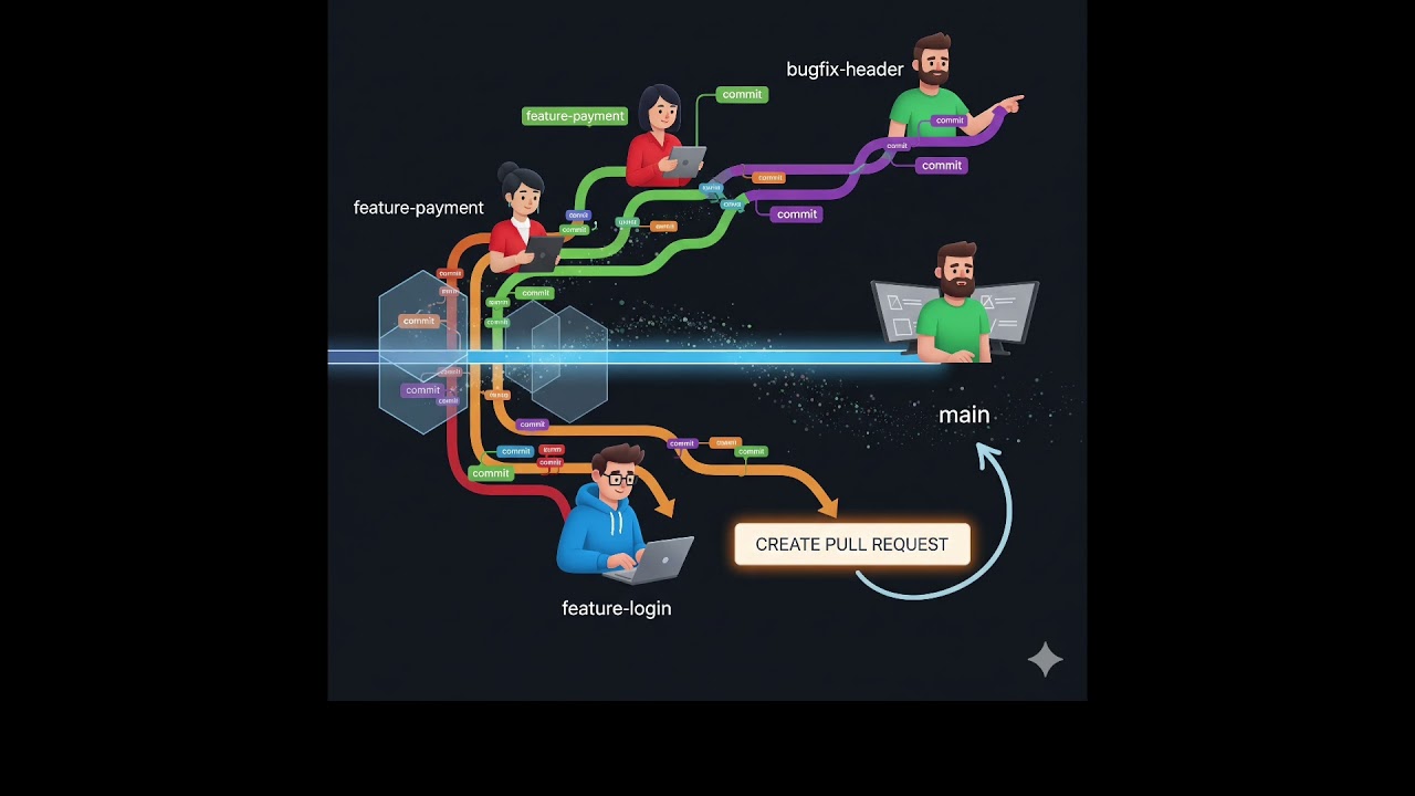 Github Flow work in 89 seconds?