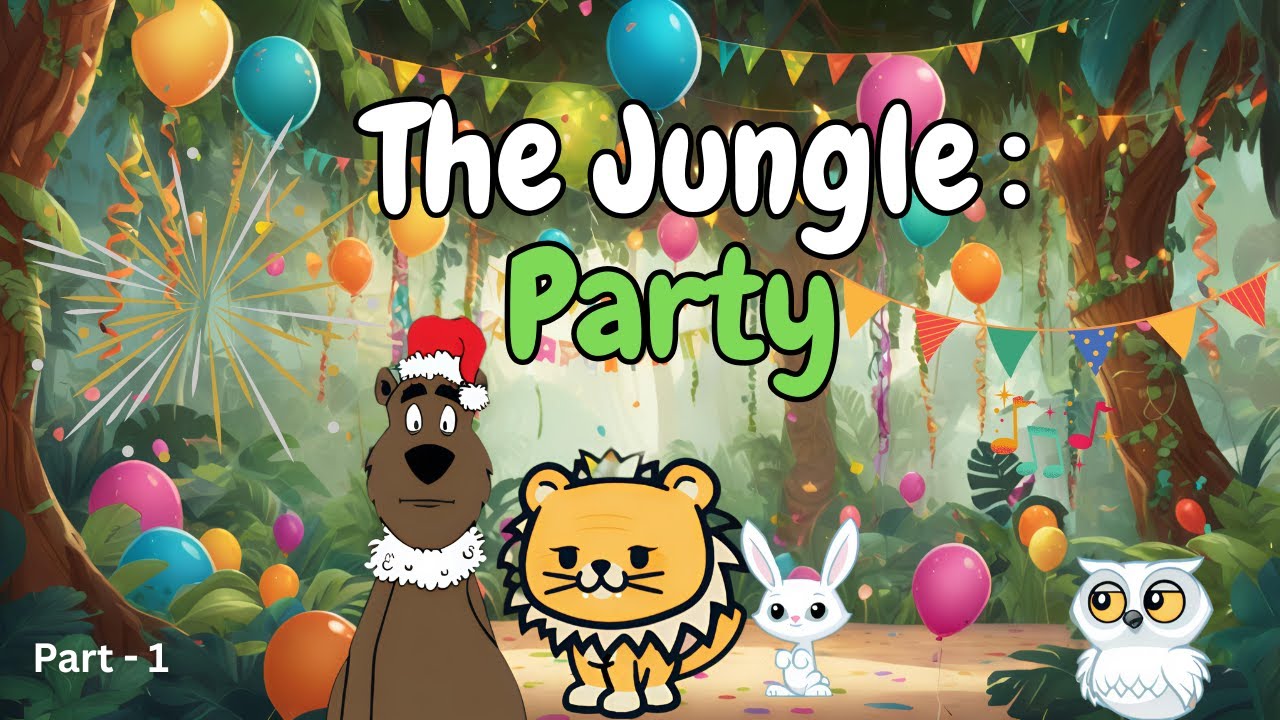 Jungle Party Begins! 🦁 Funny Animal Voices & Drama | Jungle Talk Part 1