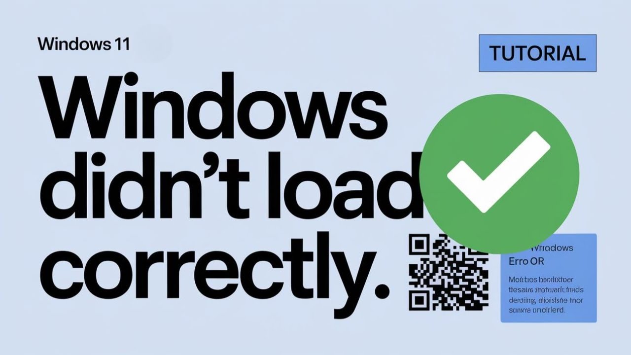 It Looks Like Windows Didn't Load Correctly in Windows 11 [ Fixed]