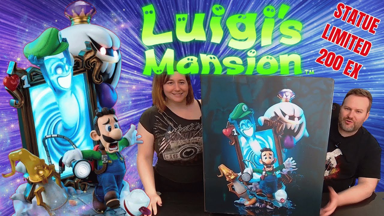 Statue LUIGI MANSION 😍 de chez WAKE STUDIO kaioland mario