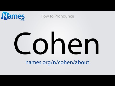 How to Pronounce Cohen