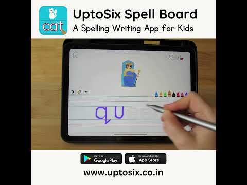 UptoSix Spell Board | A Spelling and Writing App for Kids