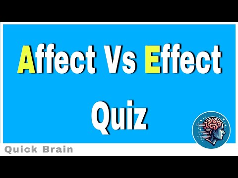 Affect vs Effect quiz | Practice Your English Skill #englishquiz