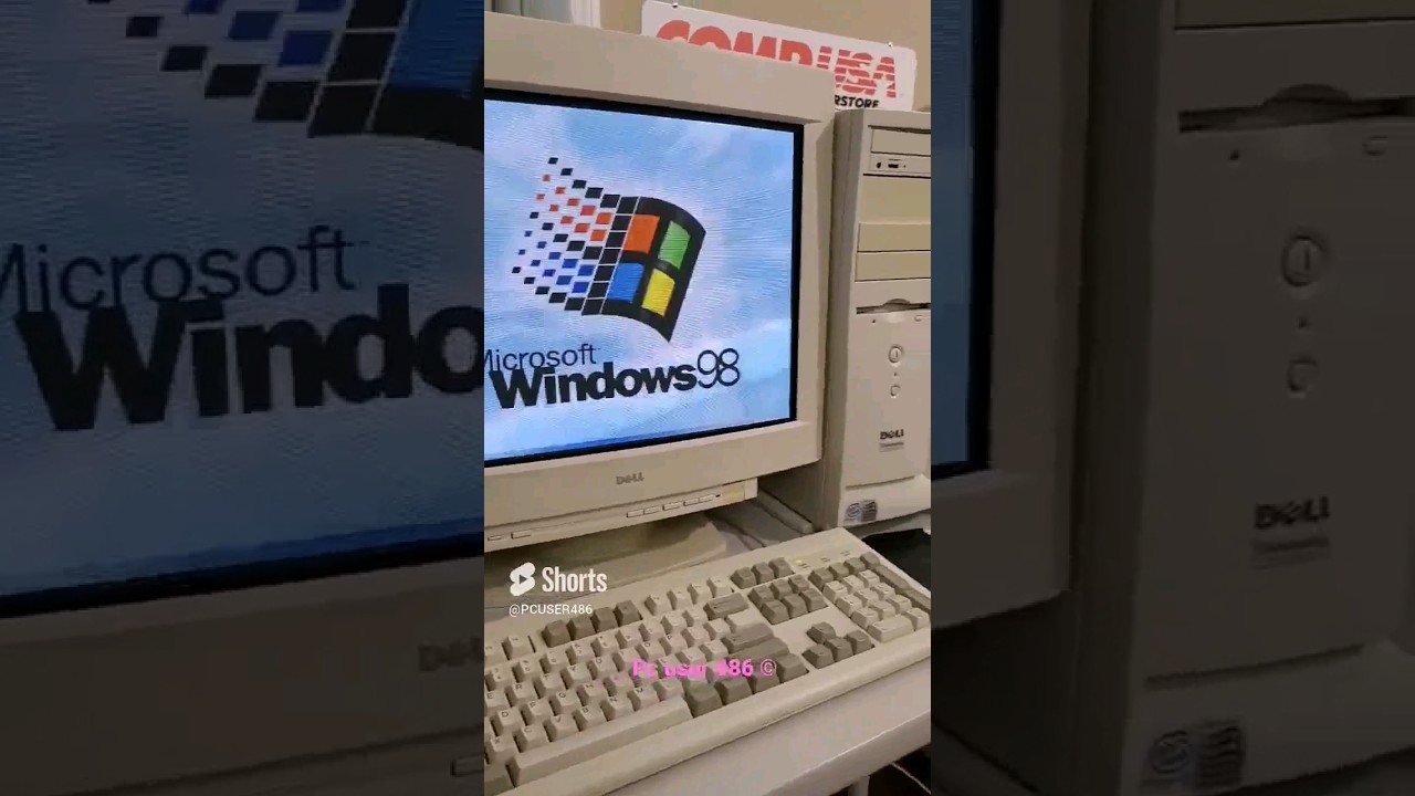 it's 1999 & you Startup Windows 98