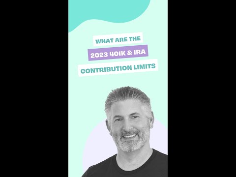 What Are The 2023 401K & IRA Contribution Limits?