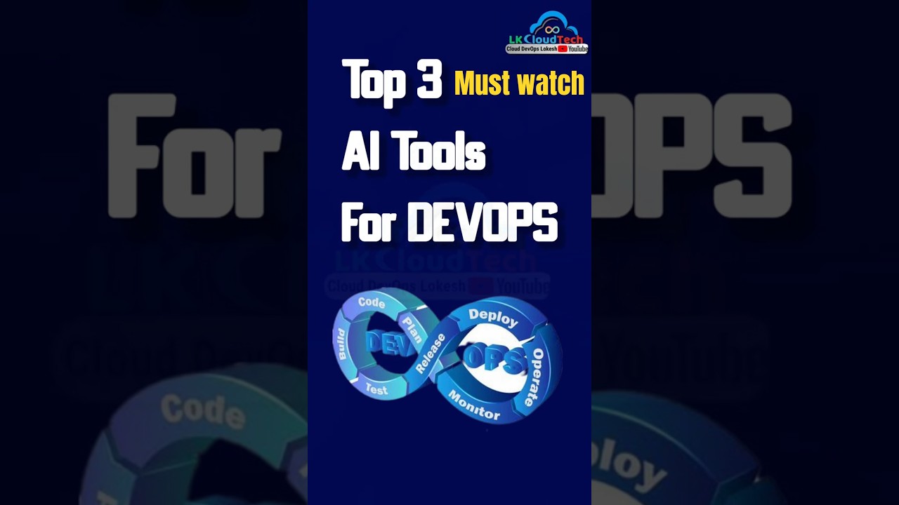 🚀 Top 3 AI Tools Every DevOps Engineer Must Use in 2025 | DevOps with AI 🤖 #aidevops  #devops  #ai