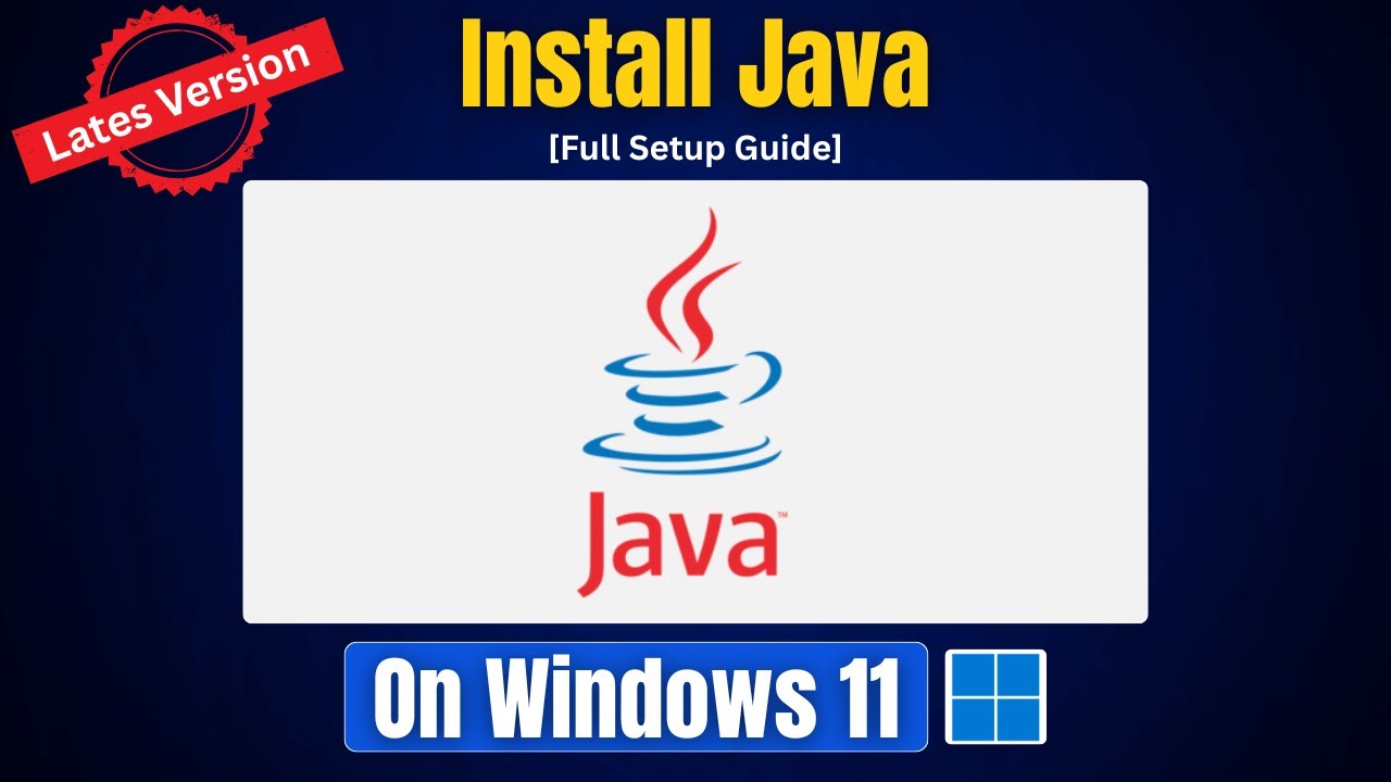 How to Install java on Windows 11 (Latest Version) | Full Guide 2026
