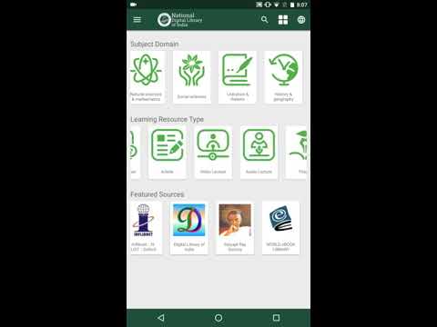 Video Tutorial for NDL India Android App