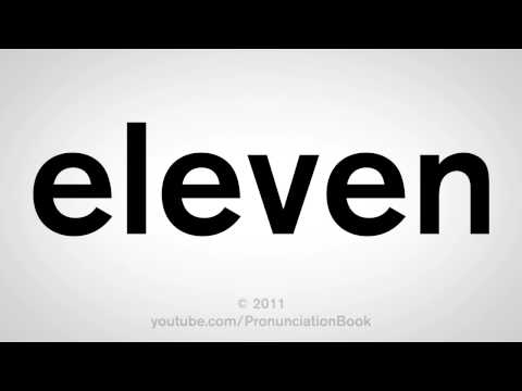 How To Say Eleven