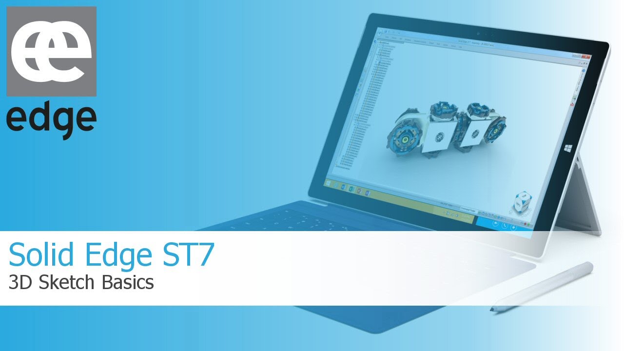 Solid Edge ST7 - 3d sketch basics