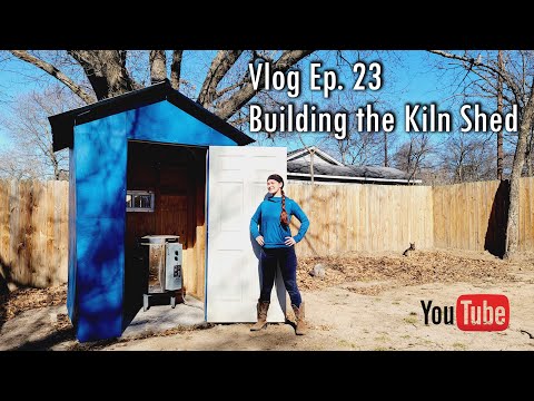 Building the Kiln Shed | Ceramics | DIY | Learning Pottery Vlog | Ep 23