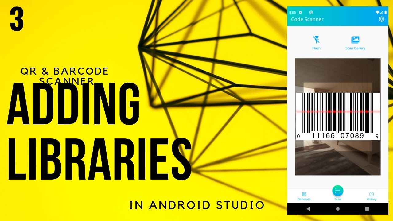 QR and Barcode Scanner App | Android Tutorial Part #3