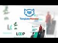 Loop Presentation PowerPoint Template #68546