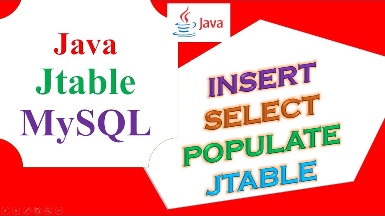 Java JTable MySQL Database Ep.01 -  Insert From jTextField,JComboBox,jRadioButton,Select,Fill JTable