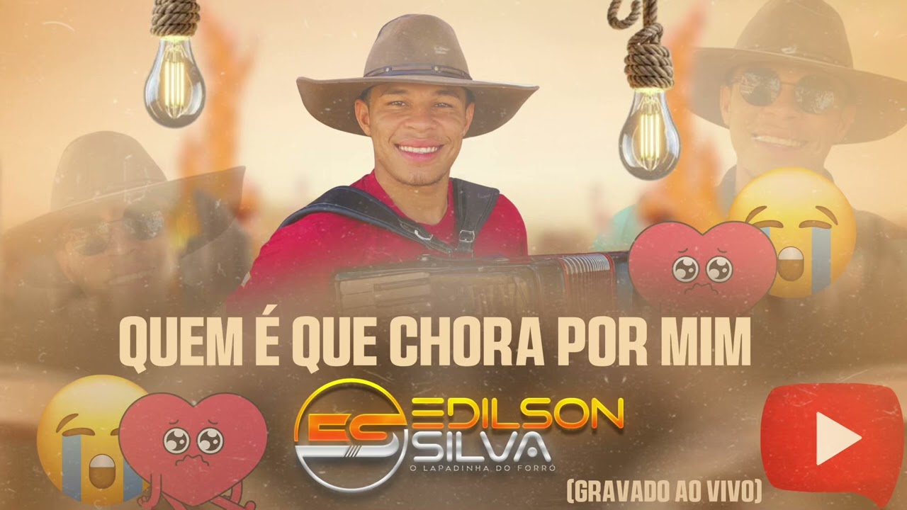 QUEM É QUE CHORA POR MIM,  NA VOZ DE (EDILSON SILVA) GRAVADO AO VIVO. #musica #forrozão #sanfona  