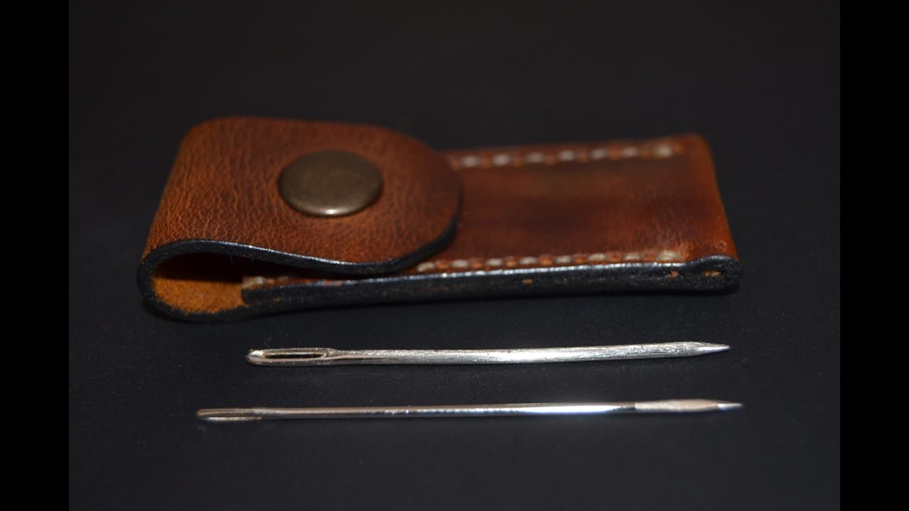 Anneme deri iğnelik yaptım. ∆ I made leather pins for my mom