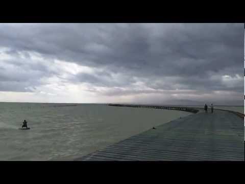 Bridge jump @ FLY kitesurfing center Ras Sudr Egypt - EKP