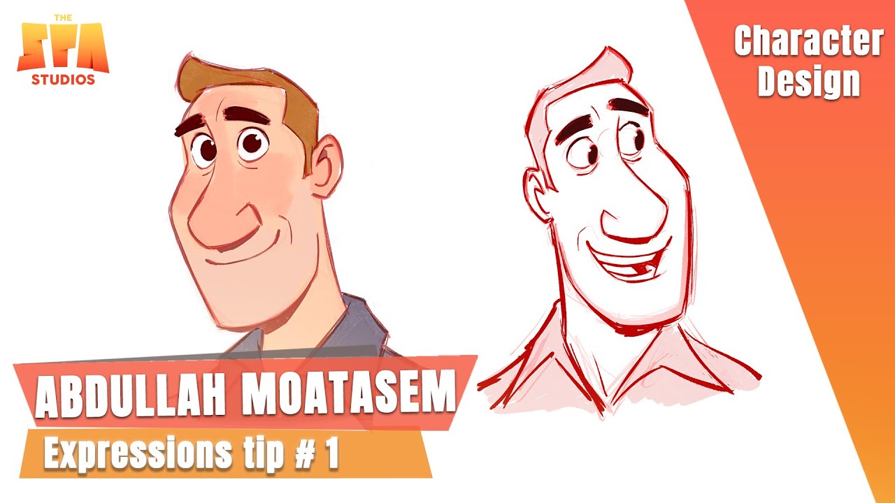 IMPROVE YOUR CHARACTER DESIGN EXPRESSIONS #1 | Abdullah Moatasem