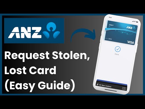 How to Request for Lost, Stolen or Damaged card in ANZ Bank