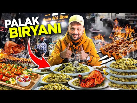 Shadi wala Khana in Lahore | Palak Biryani, Kabab Paratha, Bihari Boti | Pakistan Street Food