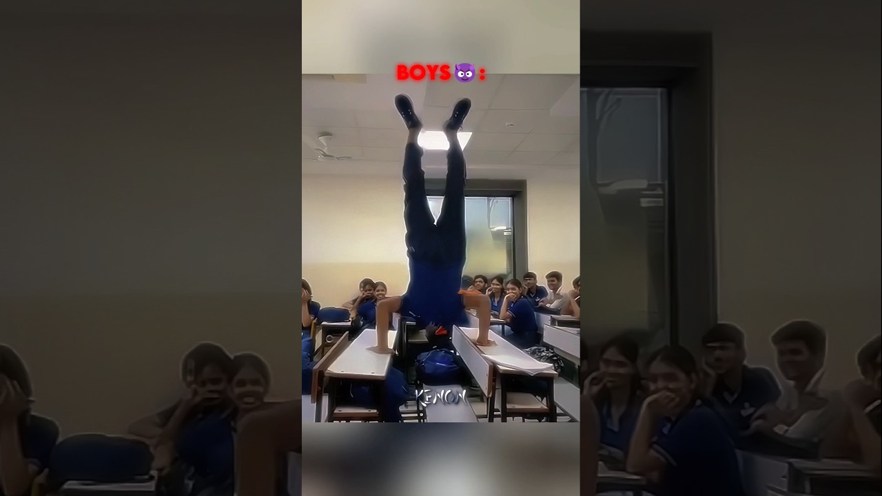 Girls vs boys in class #troll #edit