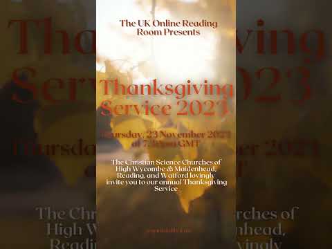 Thanksgiving Service 2023