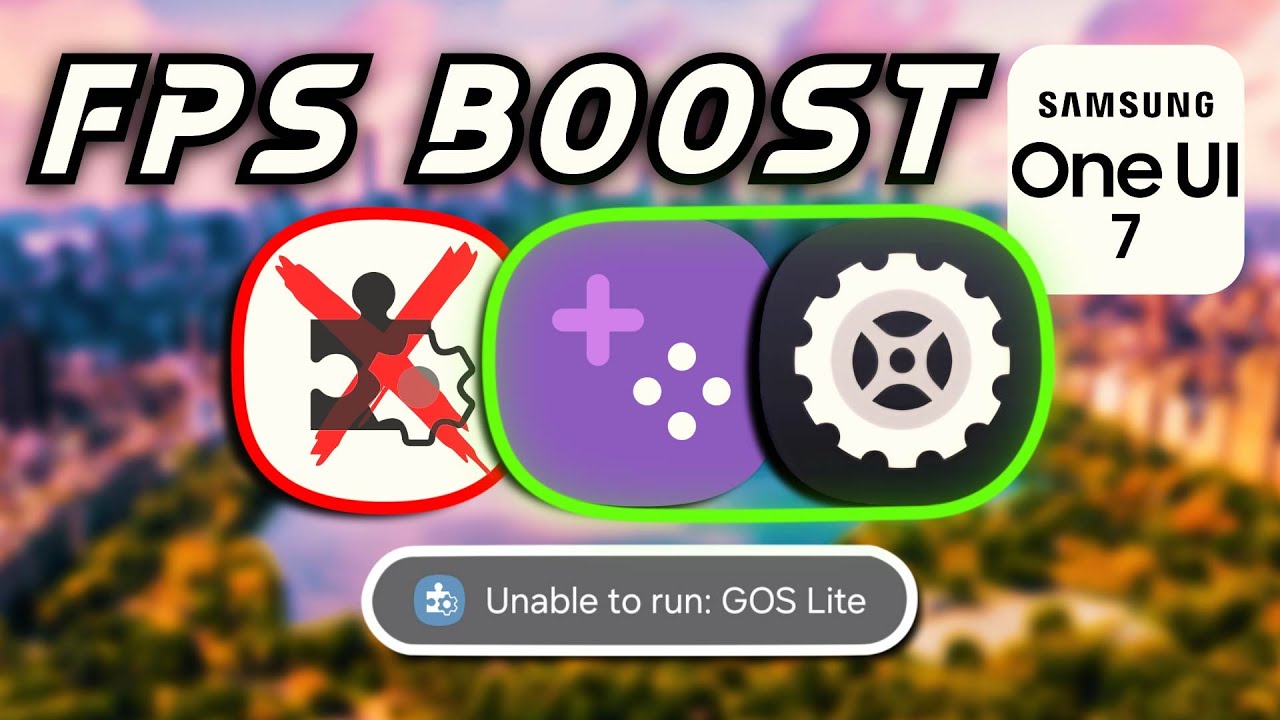 How to Boost FPS in Samsung One UI 7 | Fix Game Plugins Bug (GOS Lite Error)