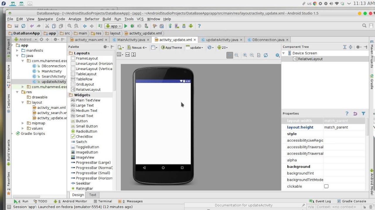 174 Android Studio SQLite Update data
